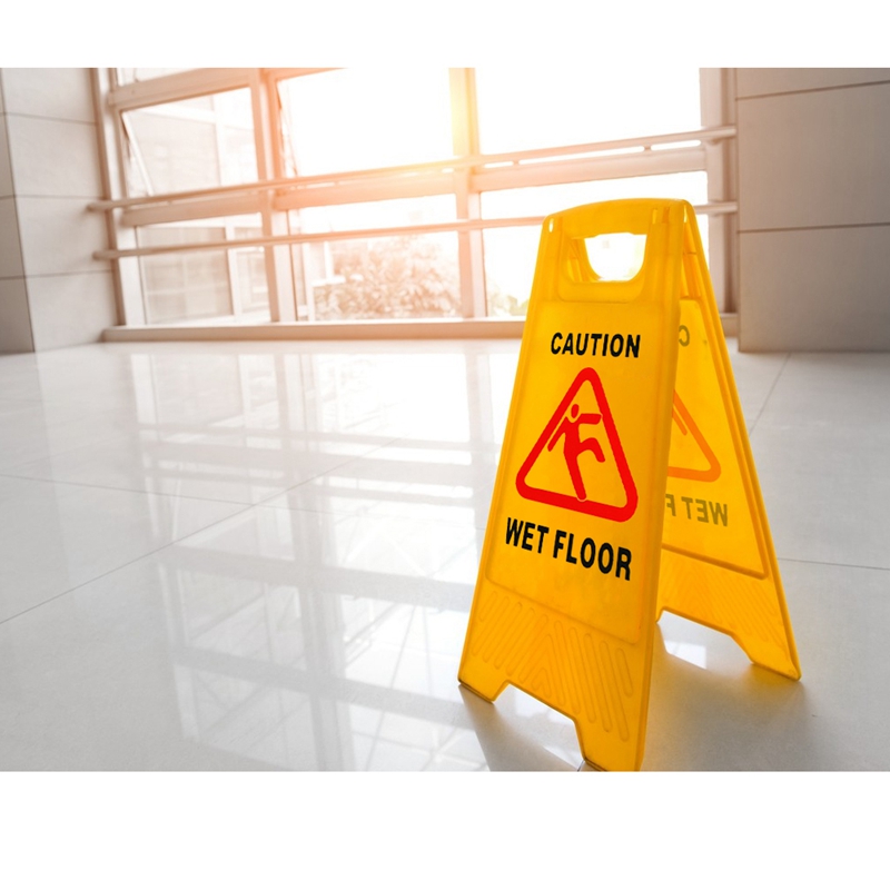 【Local shipment】Yellow Foldable Floor Sign/Signboard SLIPPERY WET FLOOR ...