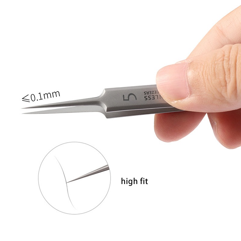 German Ultra-fine No. 5 Cell Pimples Blackhead Clip Tweezers Beauty ...