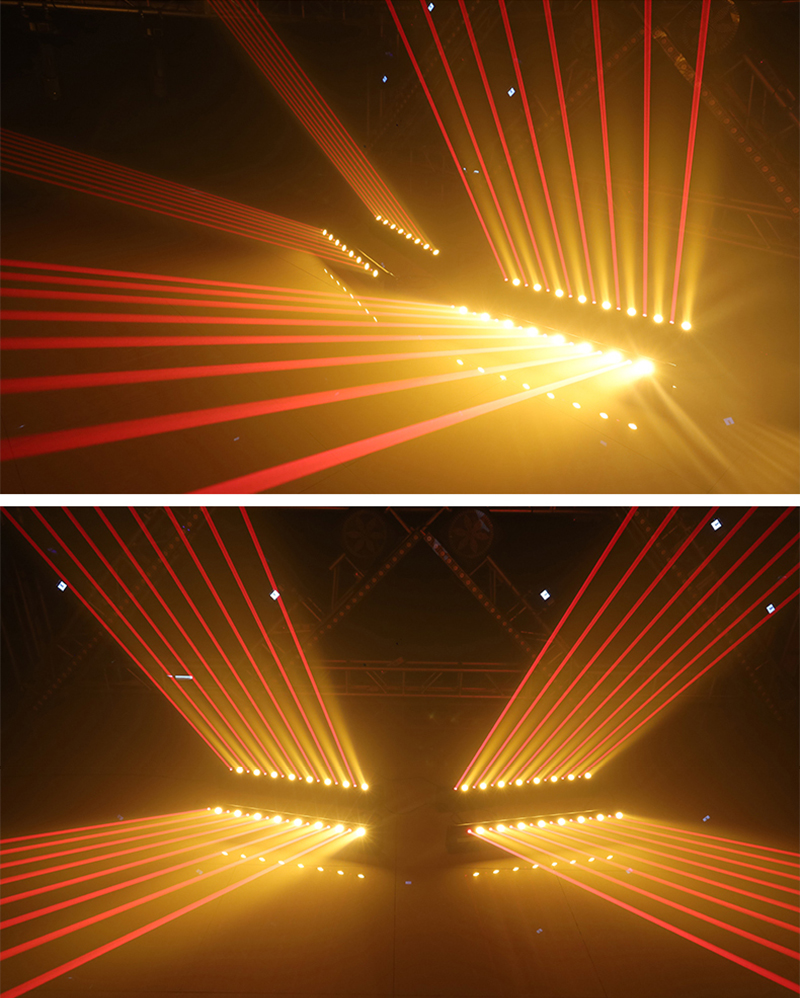 Batten Led Beam Laser Light 8 Led +8 Laser Moving Head Light Line Scan ...