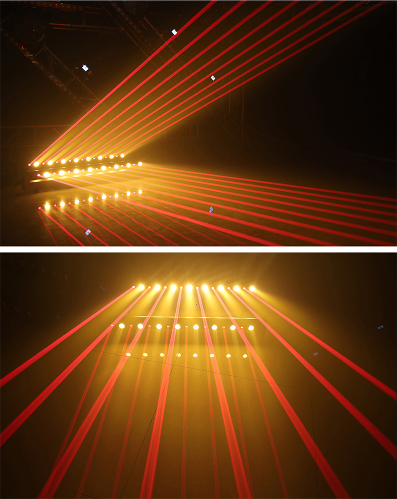 Batten Led Beam Laser Light 8 Led +8 Laser Moving Head Light Line Scan ...