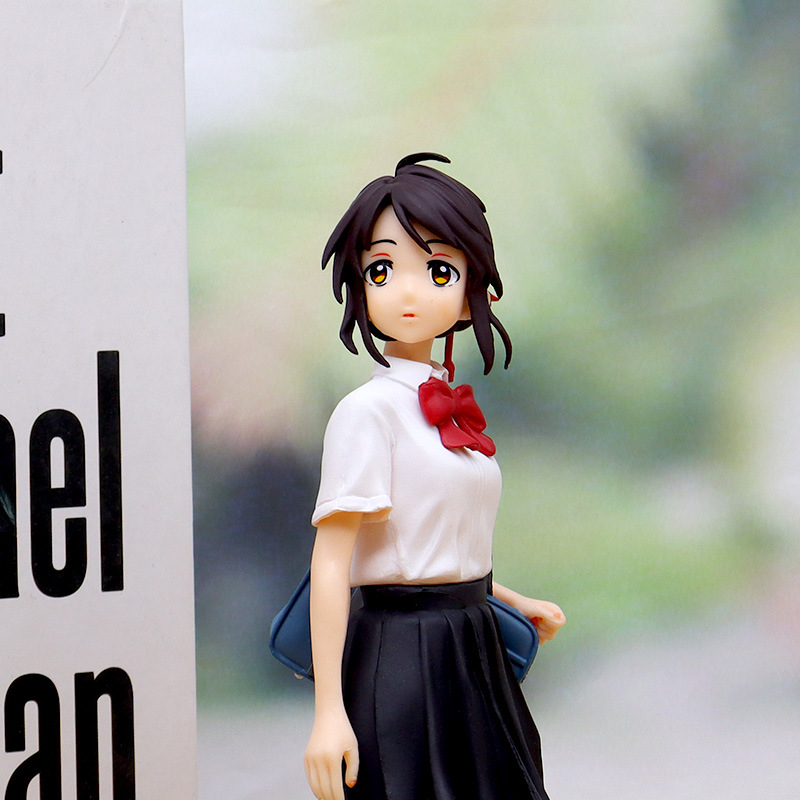 21cm Miyamizu Mitsuha Anime Figure Movie Your Name Tachibana Taki PVC ...