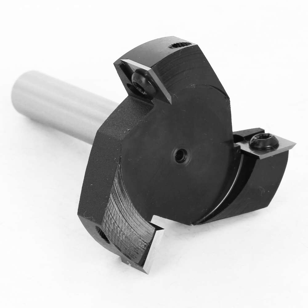 LAVIE 12mm 1/2" Shank Replaceable blade Planing Bit Face End Milling ...