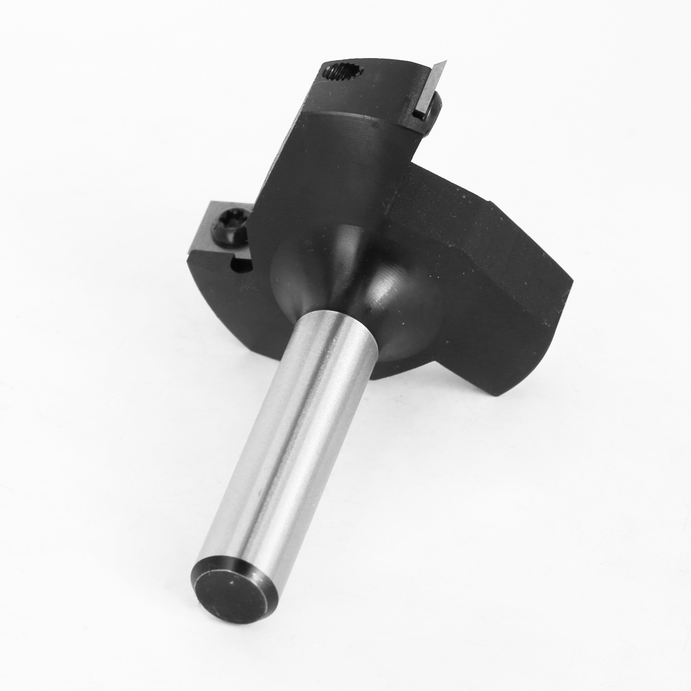 LAVIE 12mm 1/2" Shank Replaceable blade Planing Bit Face End Milling Cutter Insert-Style ...