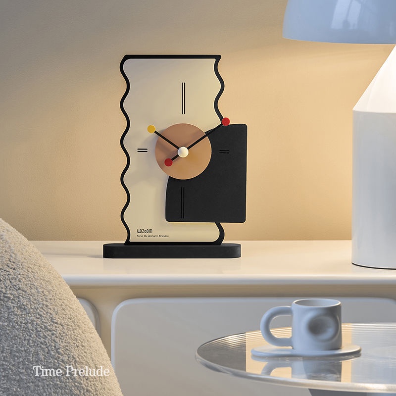 JAM MEJA MODEN DESK CLOCK SILENT BATTERY OPERATED MINIMALIST DIGITAL ...