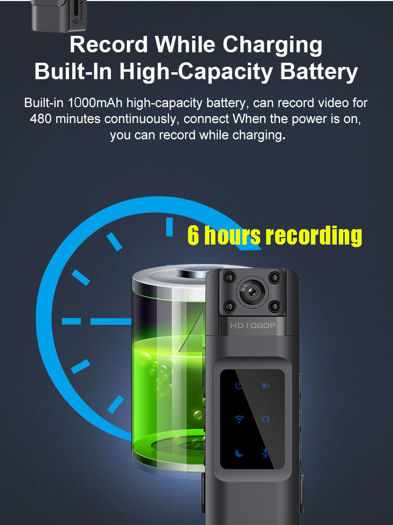 Body camera Digital Full HD 1080P Sports DV With night Vision Mini ...