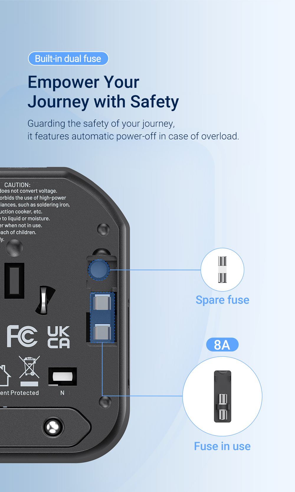 Vention Universal Travel Adapter PD 20W All in One Worldwide Travel ...