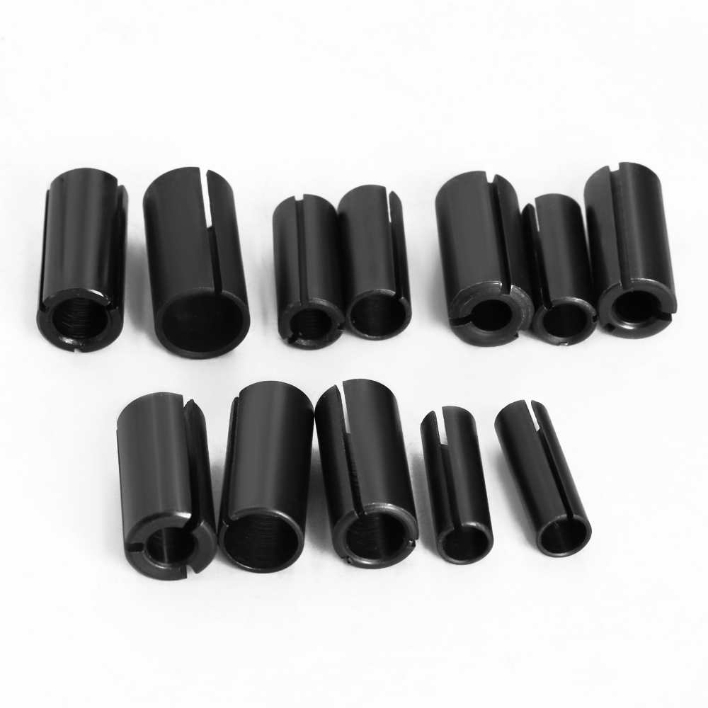 LAVIE 9pc CNC Router Bit High Precision Adapter Collet Milling Cutter ...