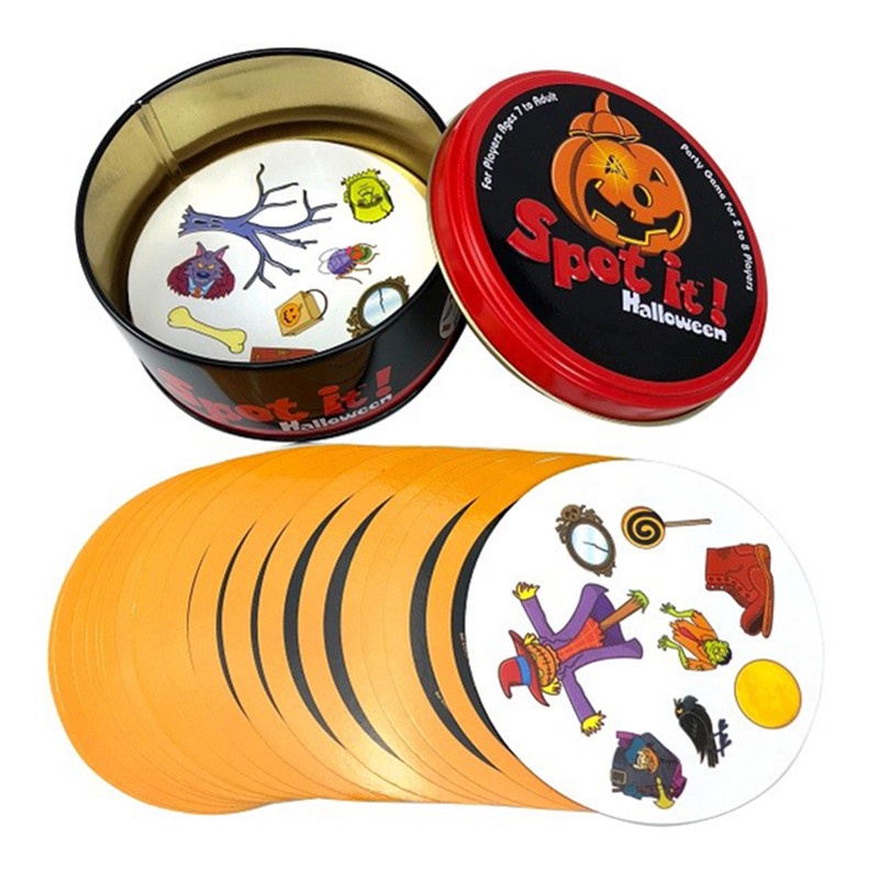 Spot It! 55pcs Dobble Card Game Pokemon ONE PIECE Demon Slayer board ...