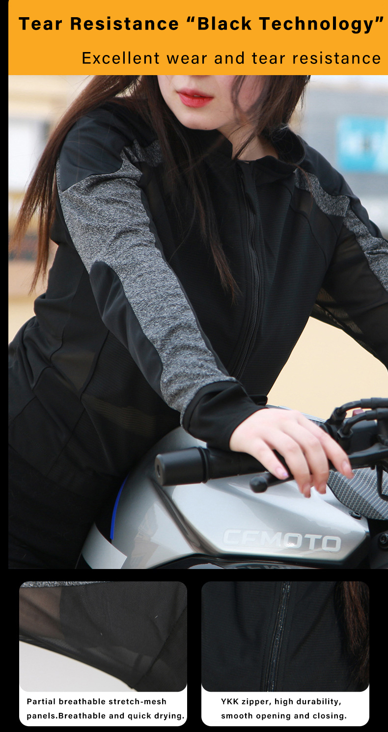 AMU Motorcycle Armor Shirt-Men Womens Mesh Motorbike Shirt-Motocross ...