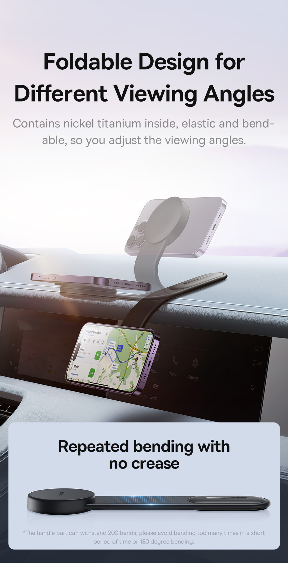 Baseus C02 Magnetic Car Phone Holder Easy Paste With Universal ...