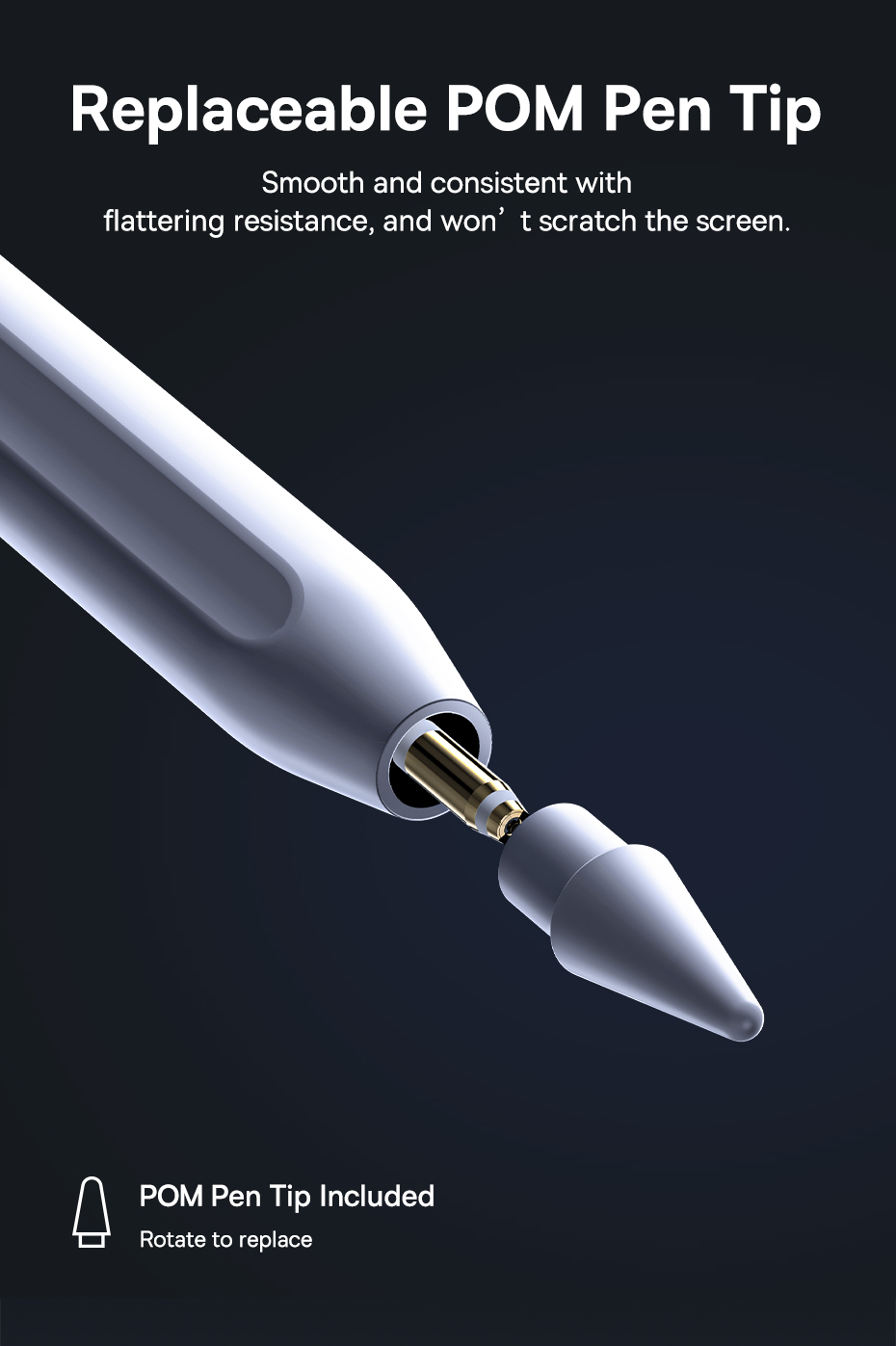 Baseus Wireless Charging Stylus Gen3 with Remote Page-Flipping Palm ...