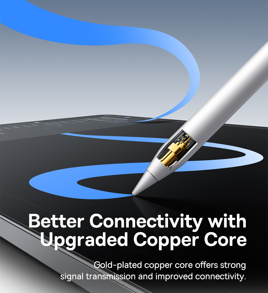 Baseus Wireless Charging Stylus Gen3 with Remote Page-Flipping Palm ...