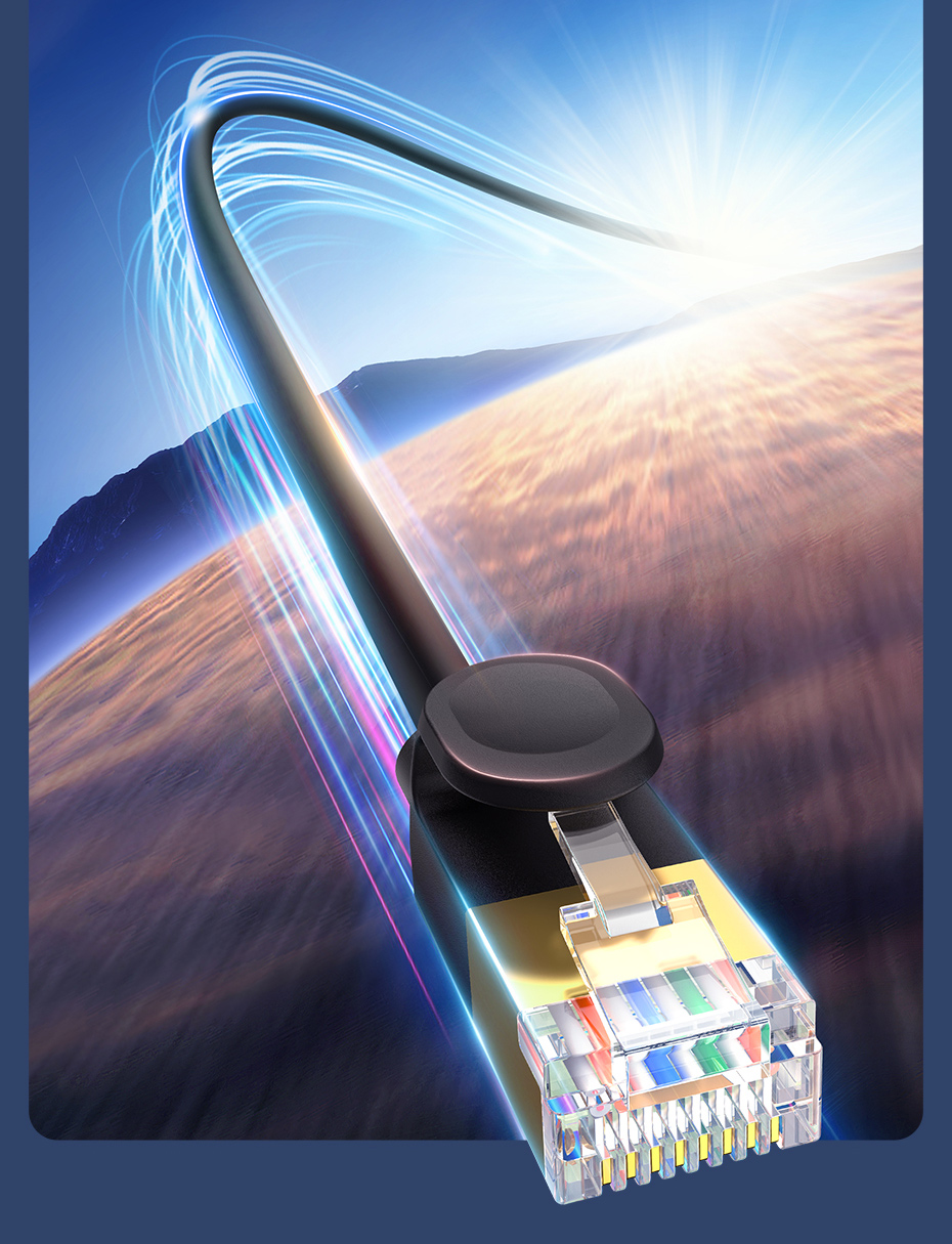 Baseus High Speed CAT7 10Gbps 32AWG Ethernet RJ45 Cable Cluster ...