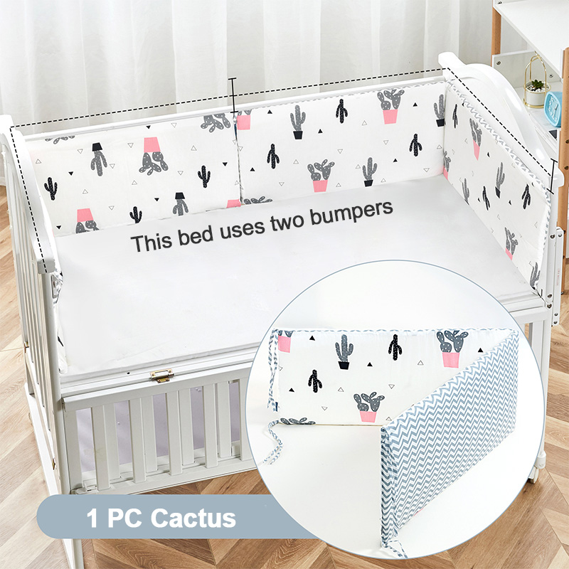 【ship from MY】Baby Crib Bumper 120cm/130cm Baby Bed Bumper Infant ...