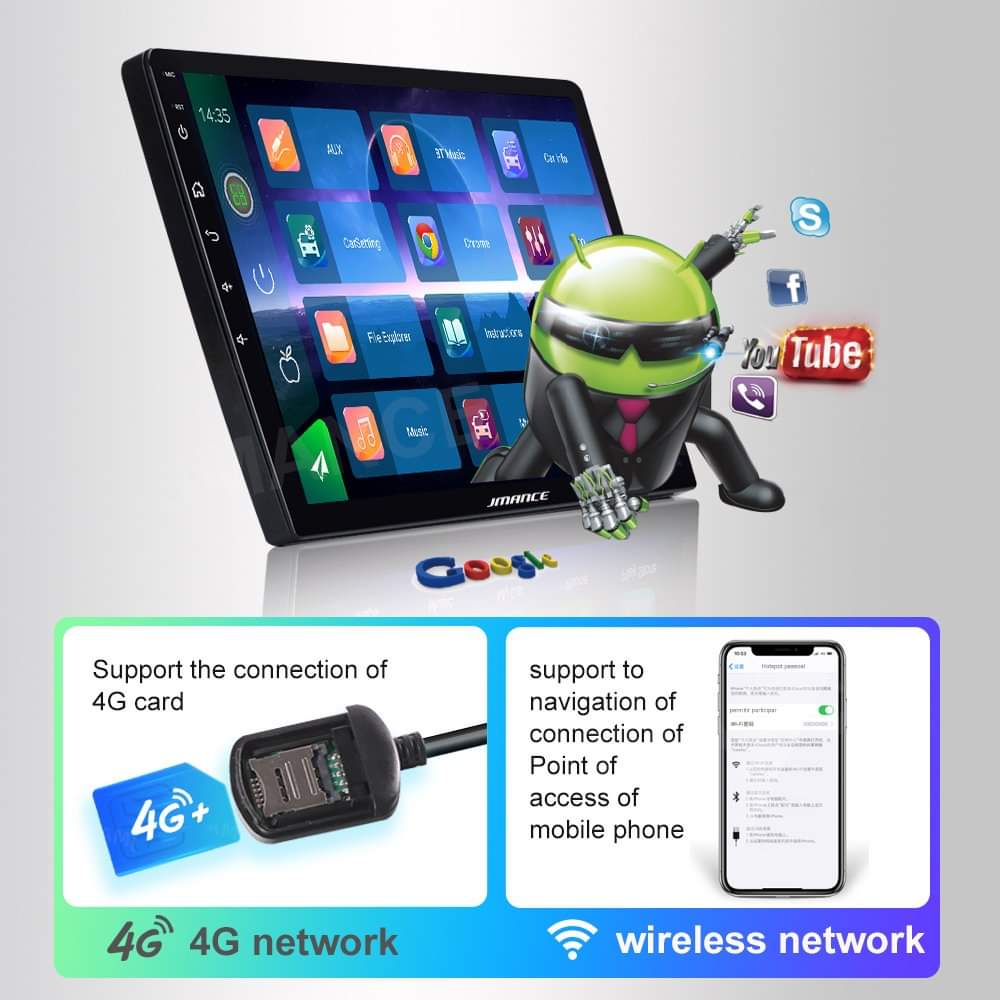 [8G+128G 8core TS10 ] Android Car Player 9/10.1" IPS 1280*720P Screen ...
