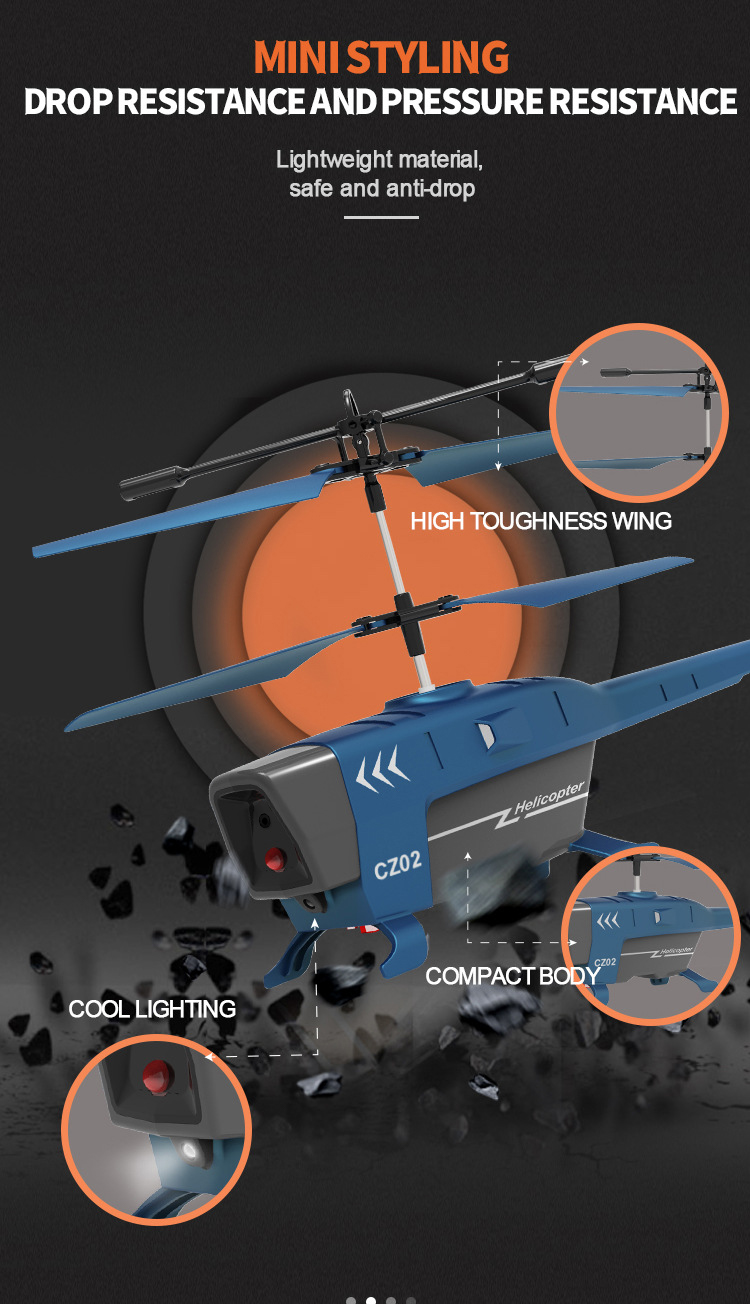 Remote Control Black bee Helicopter Plane Obstacle Avoidance RC ...