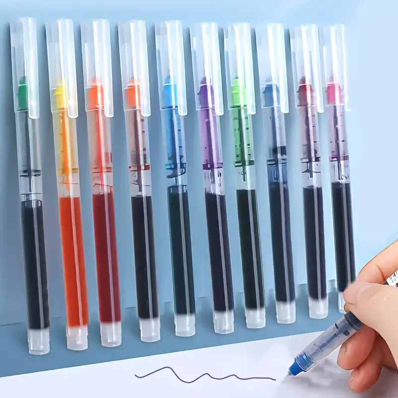 13colors Rainbow Straight Liquid Ballpoint Pens, for students Bible ...