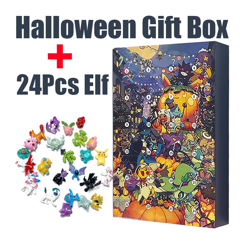 24pcs Pokemon surprise gift box Calendar Blind Box Christmas Gift ...