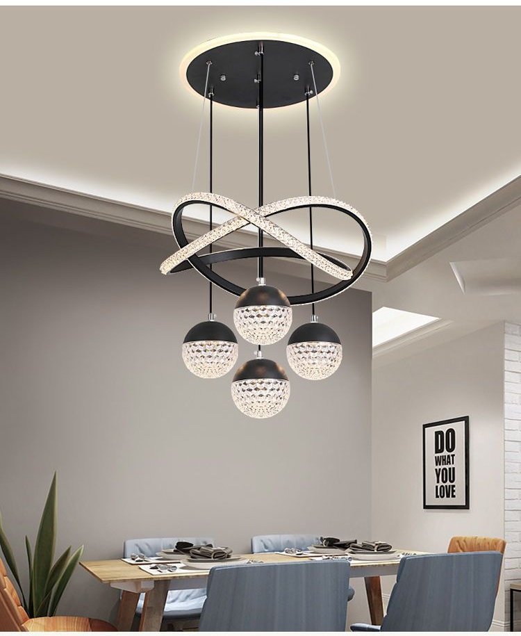 LED Modern Bar Counter Light Nordic Living Room Restaurant Chandelier ...