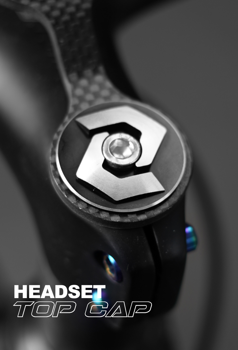 OG-EVKIN Bike Headset Stem Caps Aluminum with Screws for MTB Road ...