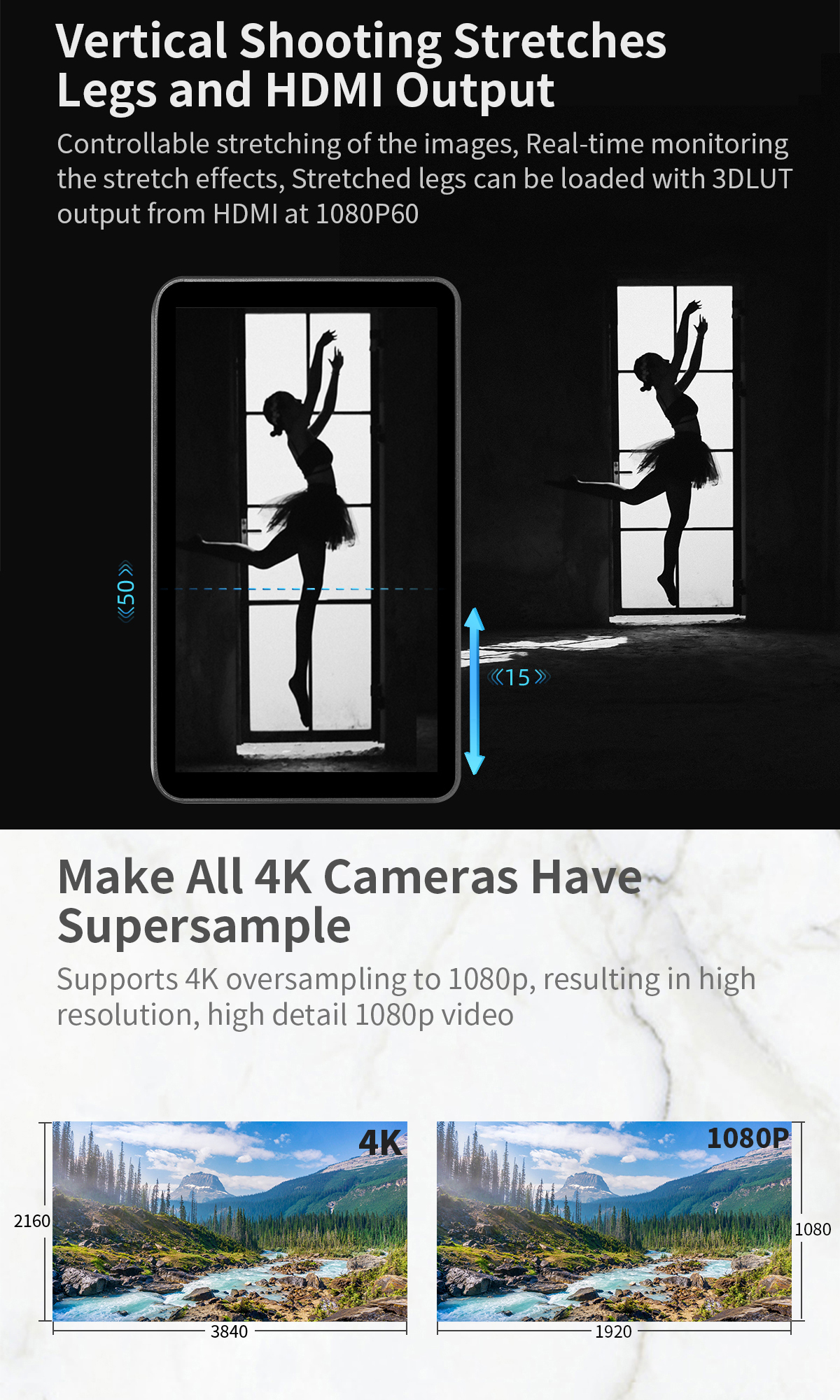 Portkeys LH7P Wireless Camera Control 4k Monitor DSLR Studio Monitors ...