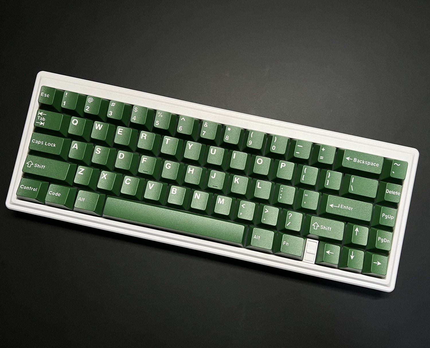 YONGQIU GMK Nuke Data Green Keycaps 160key ABS Doubleshot Cherry ...