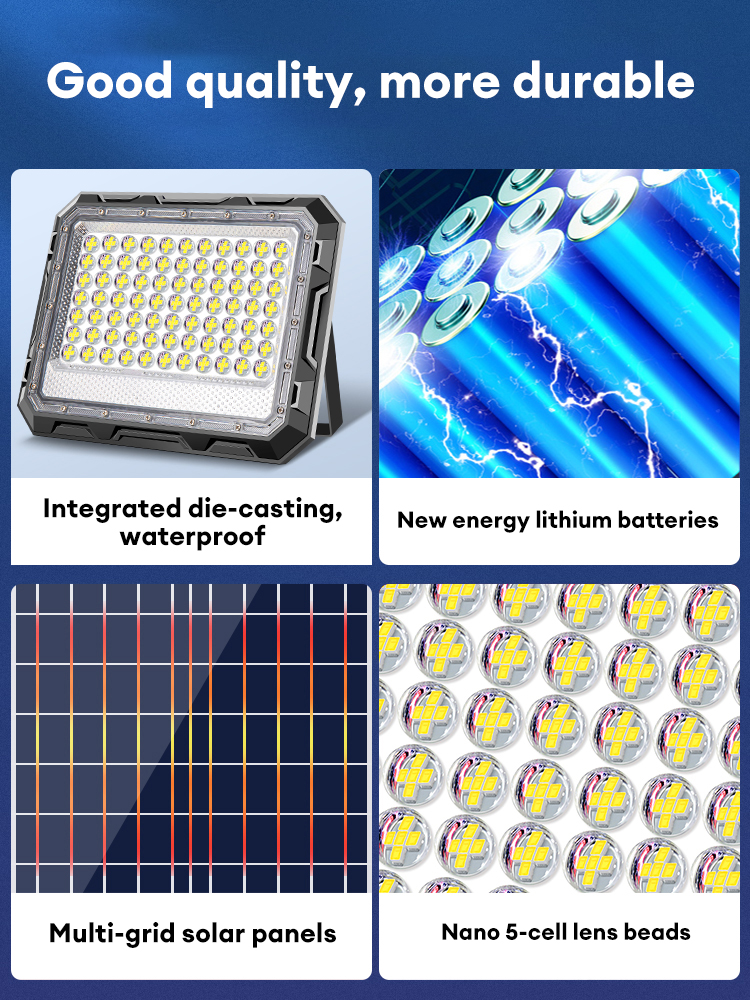 Lampu solar light outdoor lighting Solar Spotlight High bright LED ...