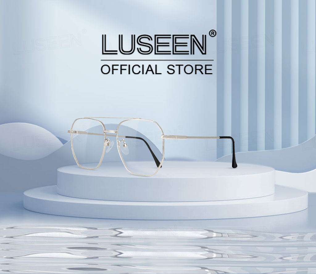 LUSEEN Cermin Mata For Women Replaceable Lens Eyeglasses Frames Unisex ...