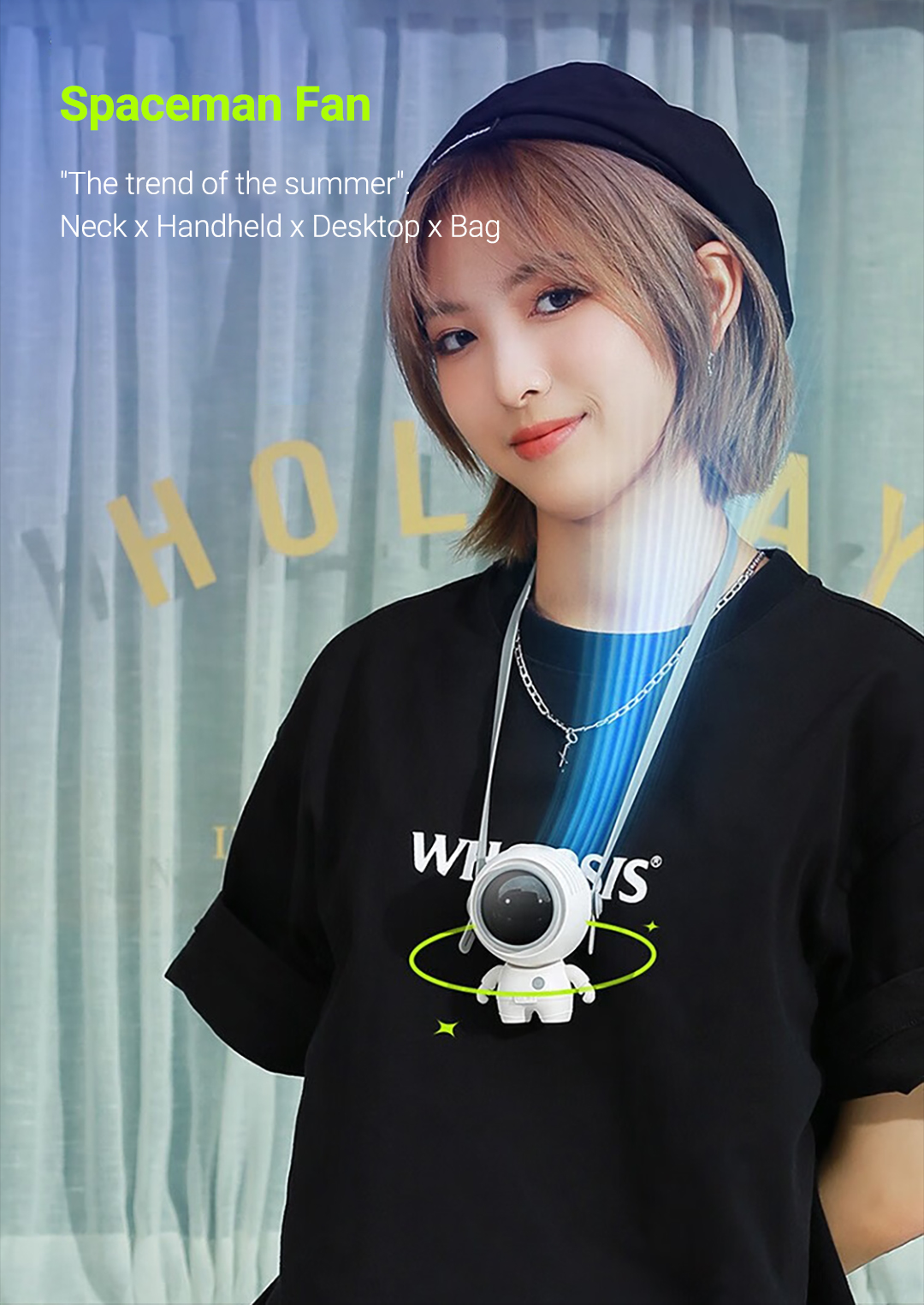 Spaceman Small Fan USB Charging With 3-Speed Adjustment, Compact And ...