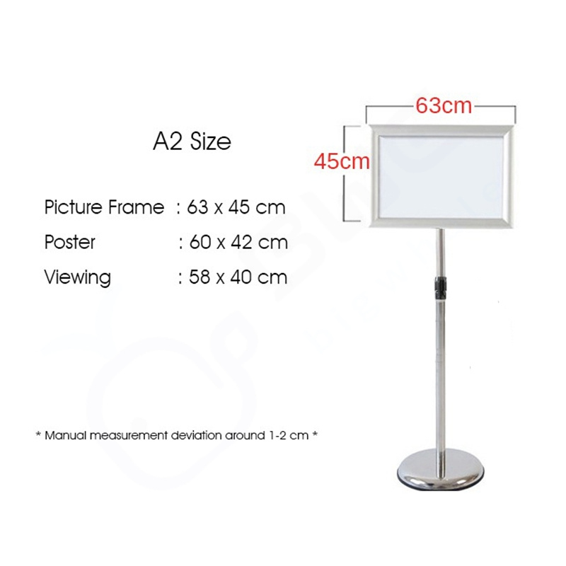 【Local shipment】Adjustable sign stand Poster Display Sign Stand Holder ...