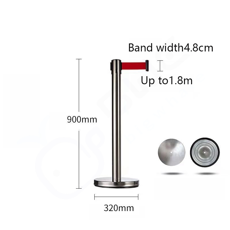 READY STOCK Queue Up Pole Stand Tali Beratur Stainless Steel ...