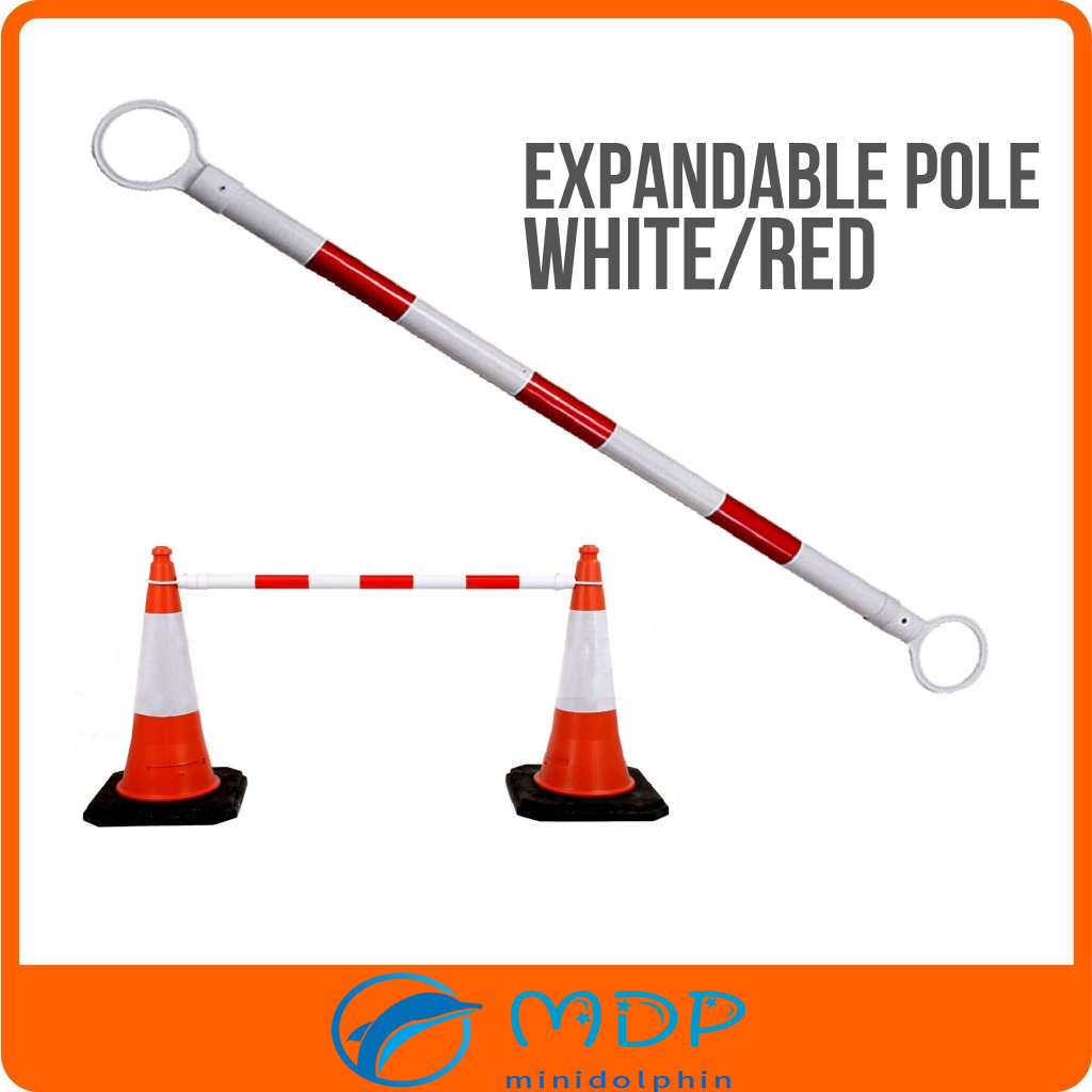 【COD】2 Meter Expandable Retractable Cone Bar Pole Traffic Safety ( Red ...