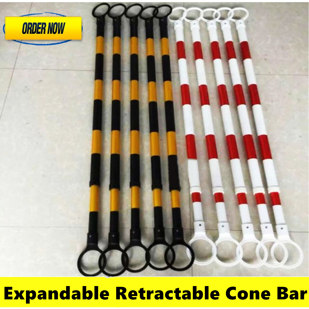 【COD】 Expandable Retractable Cone Bar Traffic Safety Cone 2Meter ...