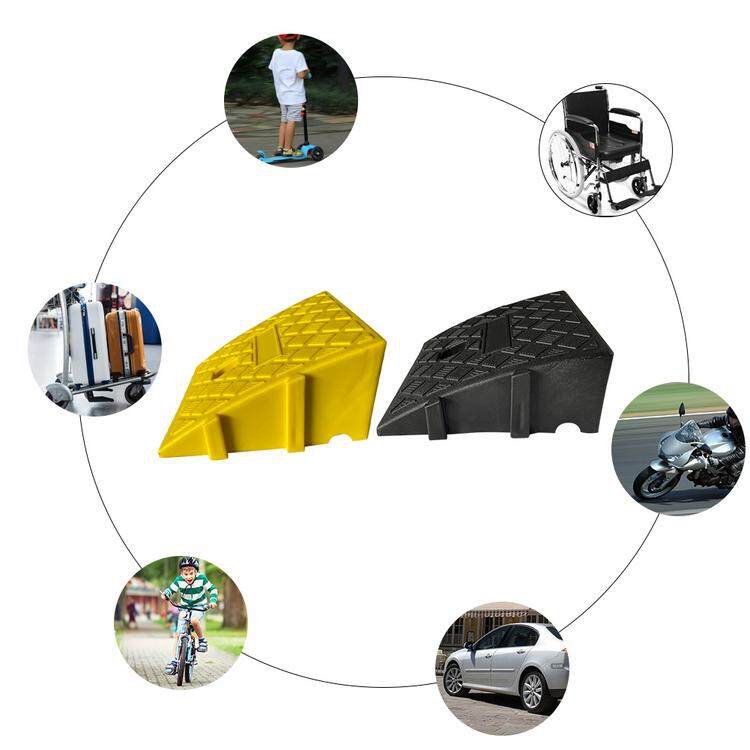 【Local shipment】Heavy Duty Fast ship rubber plastic wheelchair car ramp ...
