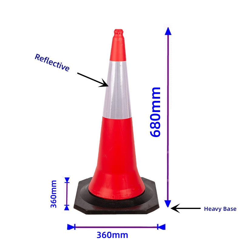 【Local shipment】1pcs SAFETY CONE TRAFFIC PVC CONE / KON KESELAMATAN ...