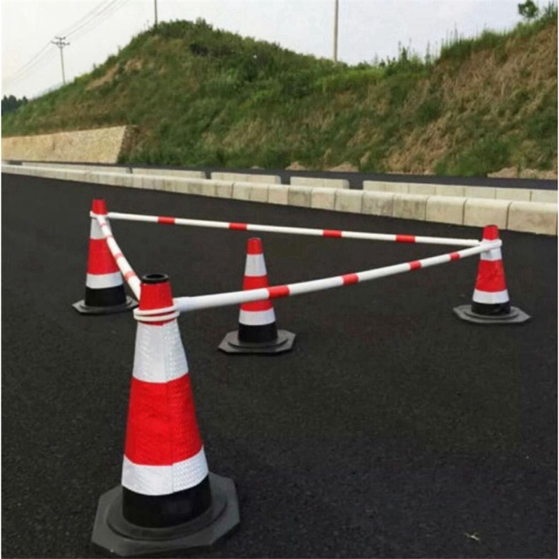 【COD】High Quality 2 Meter Retractable Cone Bar Black Yellow / Safety ...