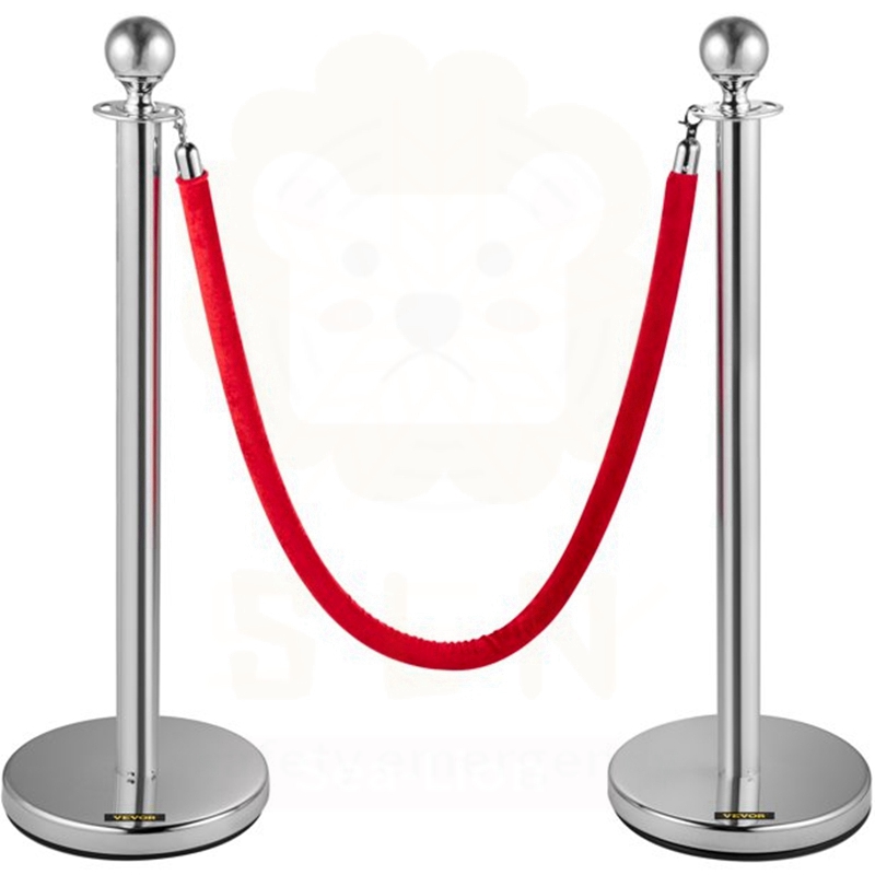 【SEY】Stainless Steel Q Up Stand Ball Top- 1 pc Queuing lines with ...