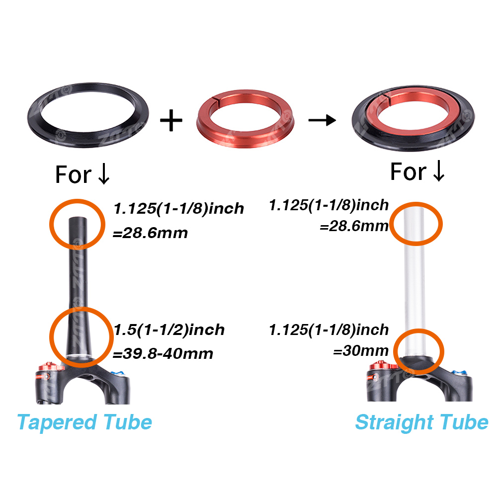 ZTTO Headset Bicycle Internal Threadless (44mm/56mm) 4456ST | Shopee ...