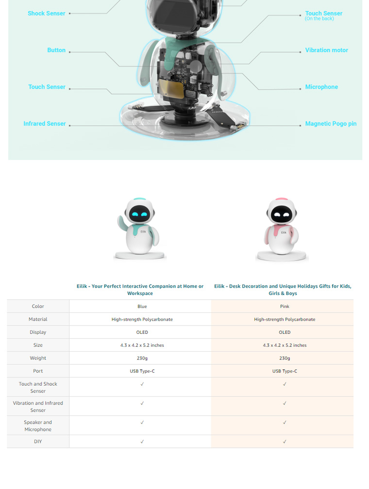 Eilik Robot Intelligent Emotional Voice Interactive Interaction ...