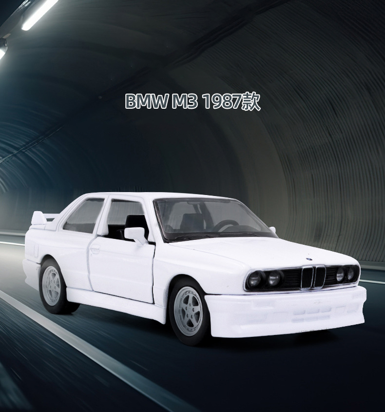RMZ CITY 1:36 BMW M3 E30 1987 Retro sports car Models Alloy Diecast car ...