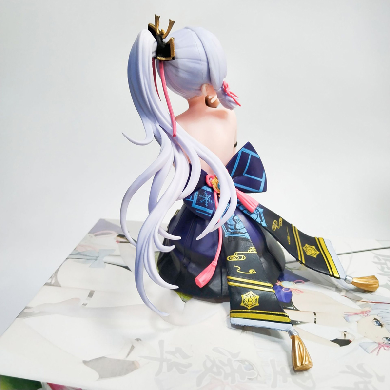 20cm miHoYo Genshin Impact Figure Kamisato Ayaka Teyvat Inazuma PVC ...