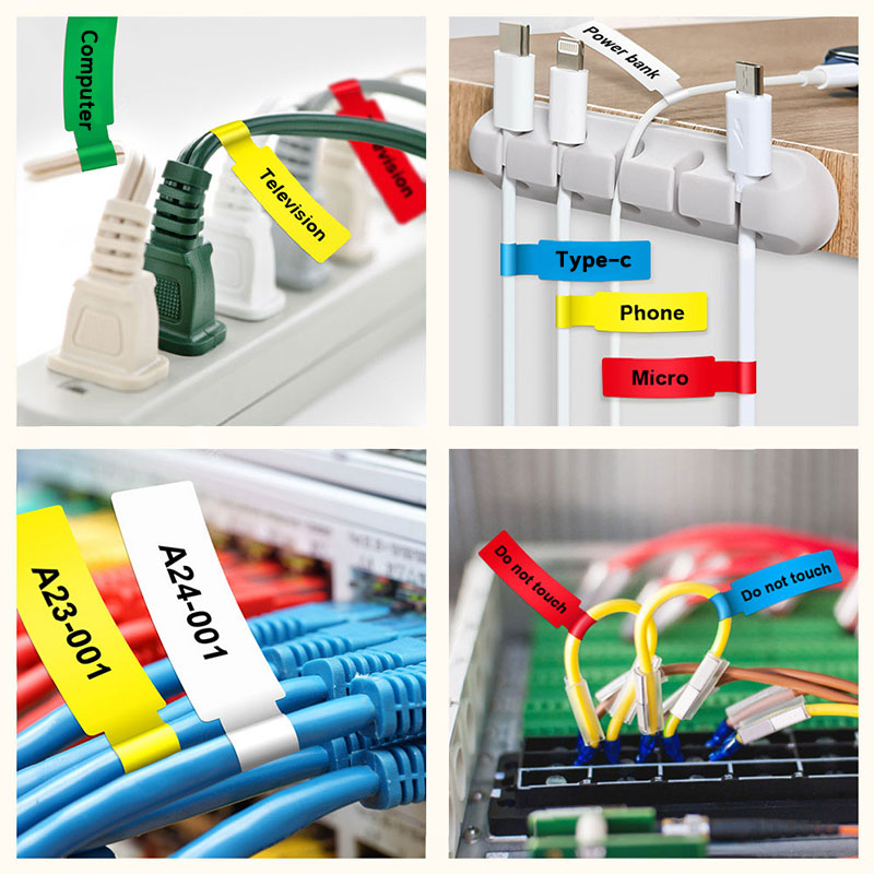 NIIMBOT D11/D110 Cable Label Paper, Network Fiber Classification ...