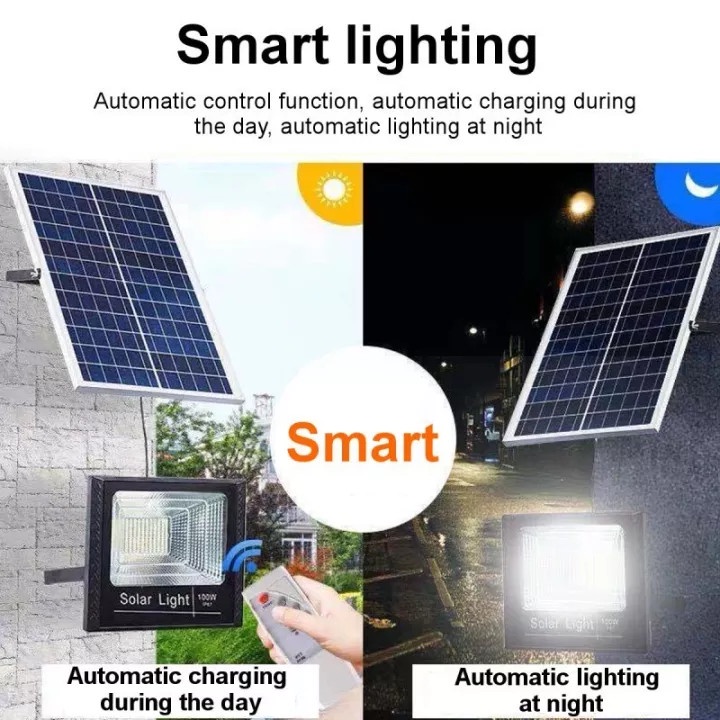 🔥Ready stock🔥Solar Light Outdoor Lighting 30W 100W 300W Solar Spotlight ...