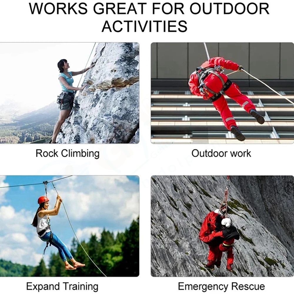 MDP* 10m 20m 30m Climbing Rappelling Rope Double Hook Climb Rope 12mm ...