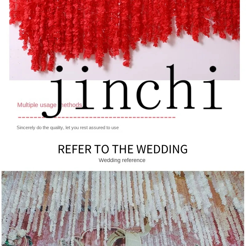 1 meter flower string ceiling decoration, peony flower string wedding ...