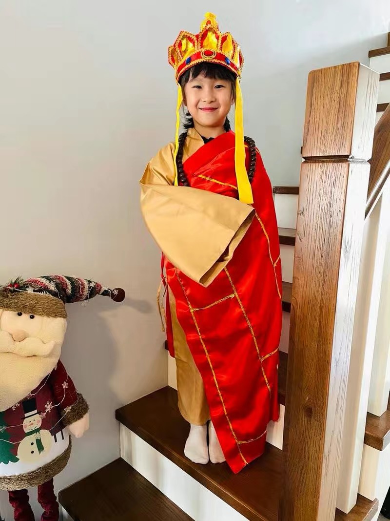 Journey to the West Performance Costume Full Set Tang Monk Master ...