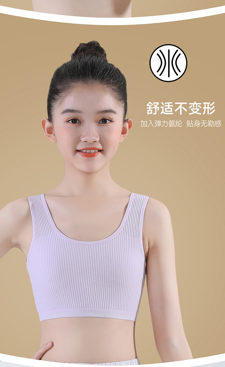 MOMO 8-16yrs Kids Bra Girls' Training Bra Underwear Infant Bra Anti ...