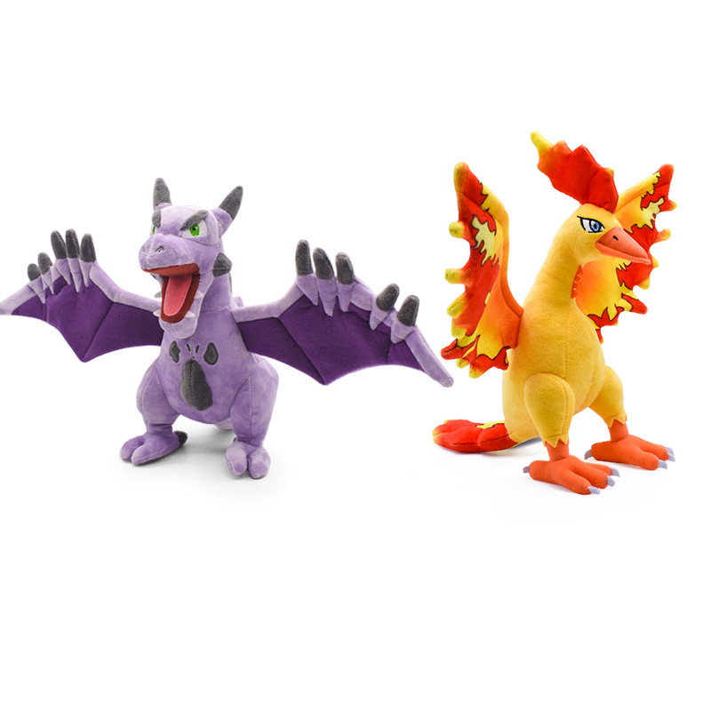 24cm Anime Pokemon Figure Moltres Ho-Oh God Beast Plush Toys Doll Soft ...