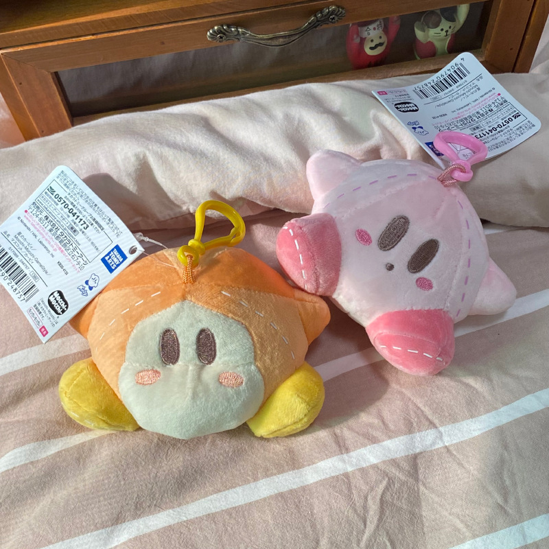 10cm Nintendo Kawaii Kirby Plush Toys Cartoon School Bag Pendants Key ...