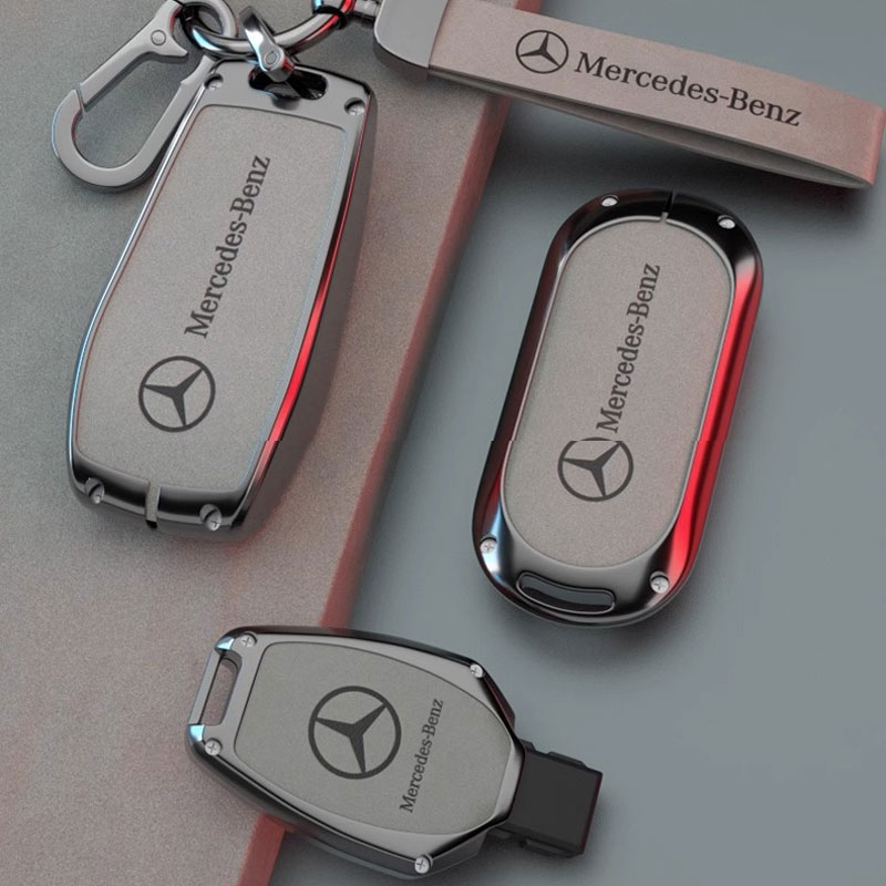 Mercedes Benz Alloy Key Case Benz C-Class E-Class S-Class A-Class W205 ...